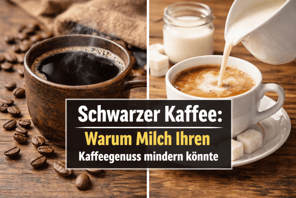 Schwarzer Kaffee: Warum Milch Ihren Kaffeegenuss mindert